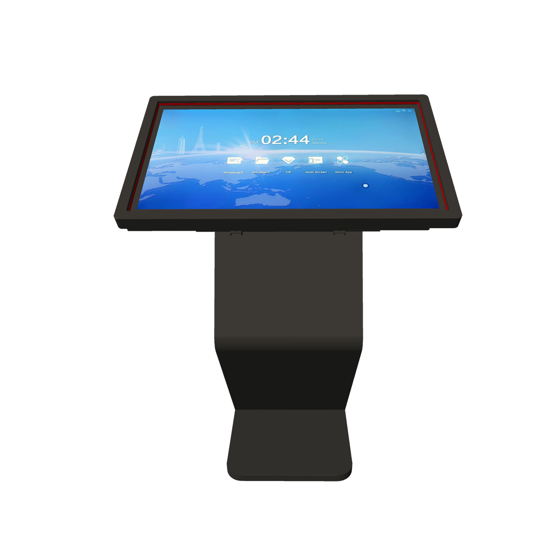 Black Touch-sensitive Slanted touch screen digital kiosk for Airport ...