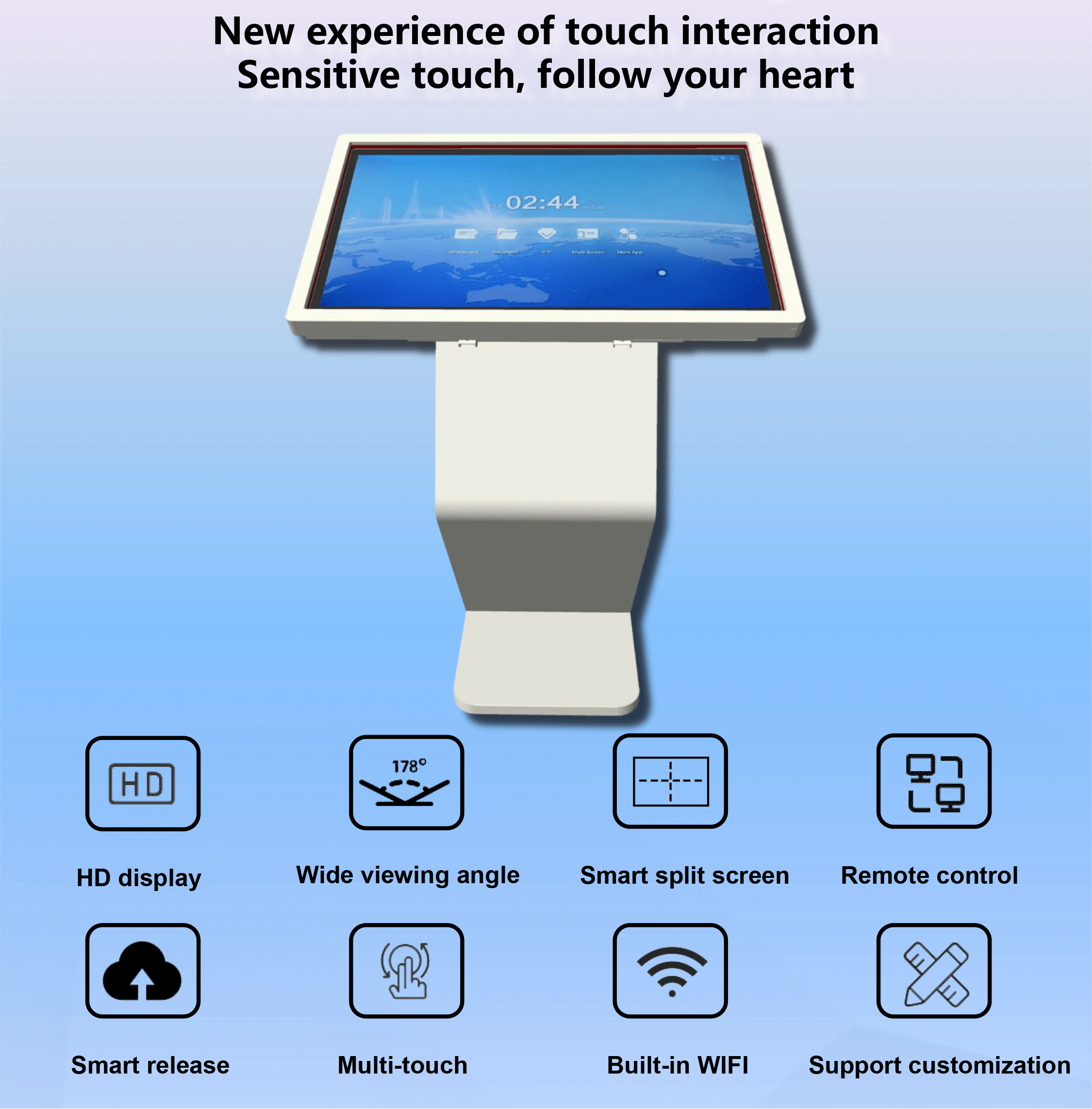 Secure Museum Slanted Touch Screen Digital Kiosk from China ...